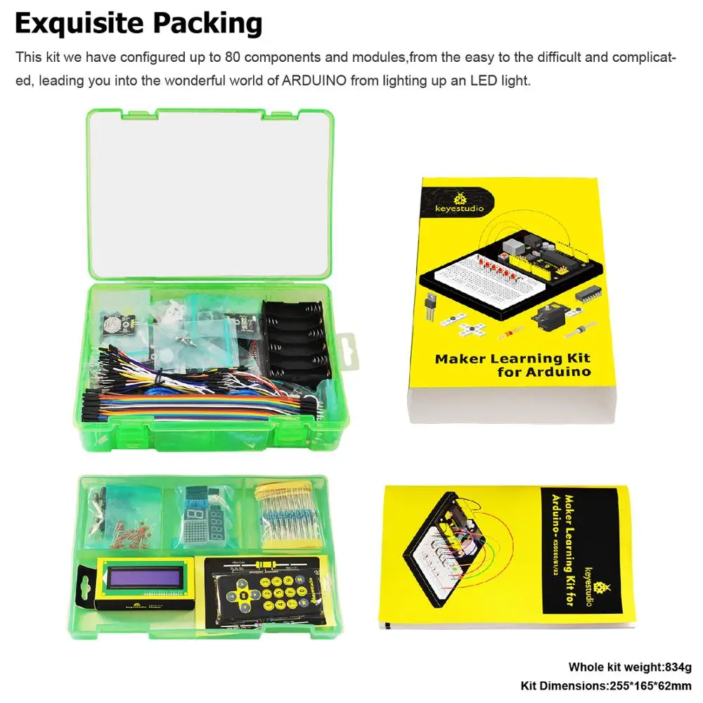 Keyestudio Maker learning Kit Starter Kit for Arduino Starter Without ...