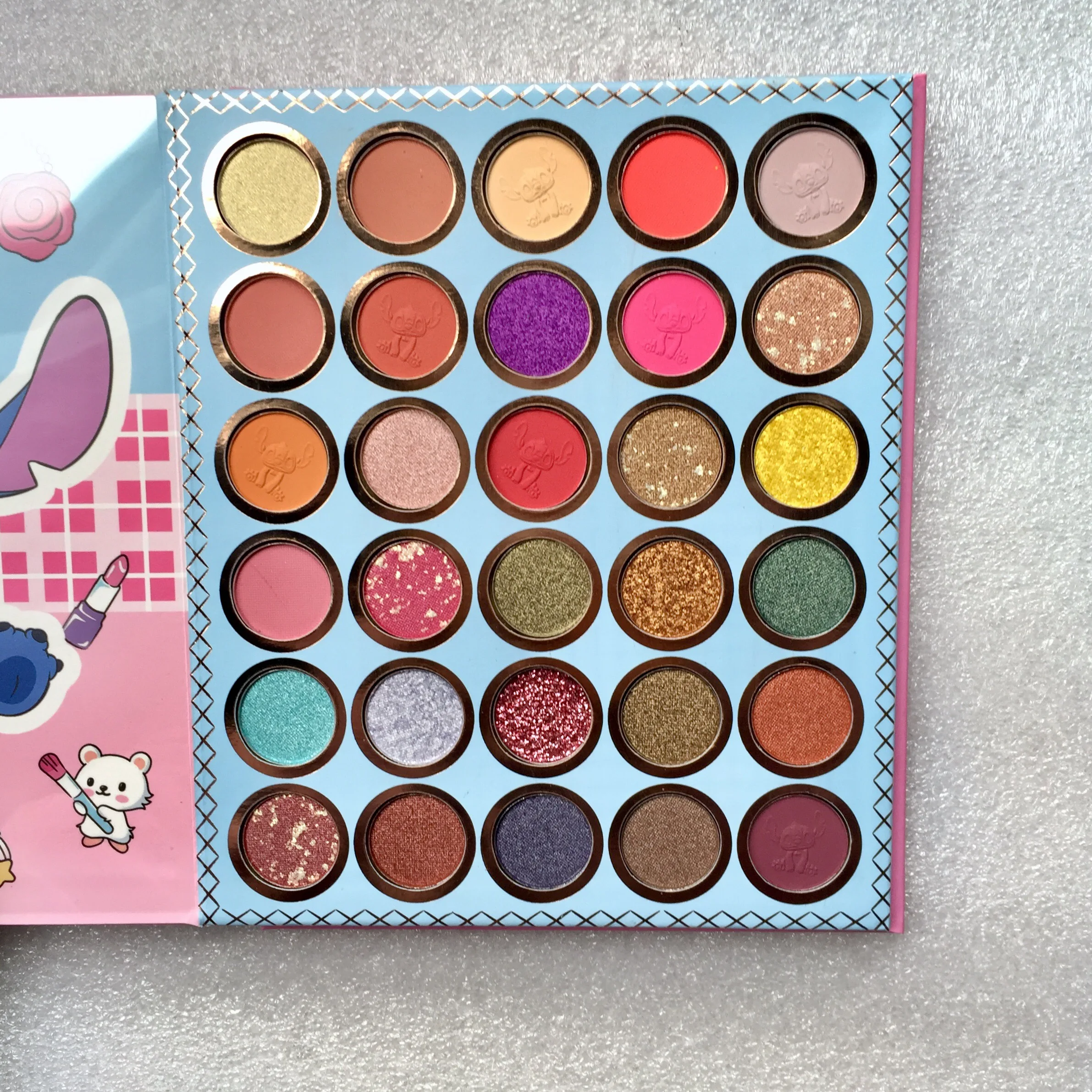 Wholesale 72 Color Stitchh Eye Shadow Book Palette Private Label