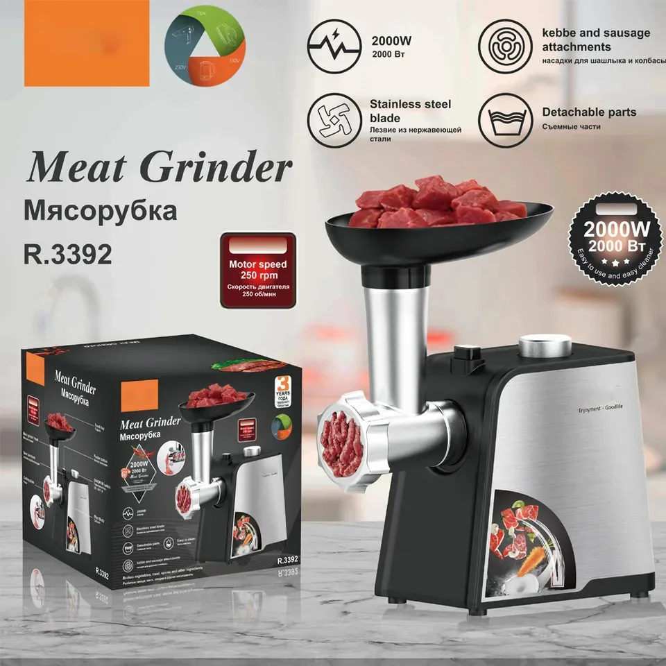 New Powerful Stainless Steel Fufu Machine Electric Meat Grinder Machine ...