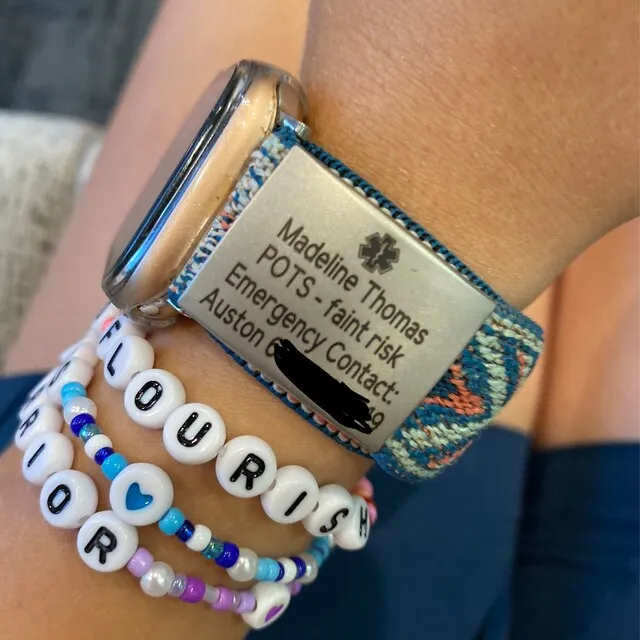 Custom Engraved Medical Alert ID Tag for Smartwatch & Bracelet - OEM ...