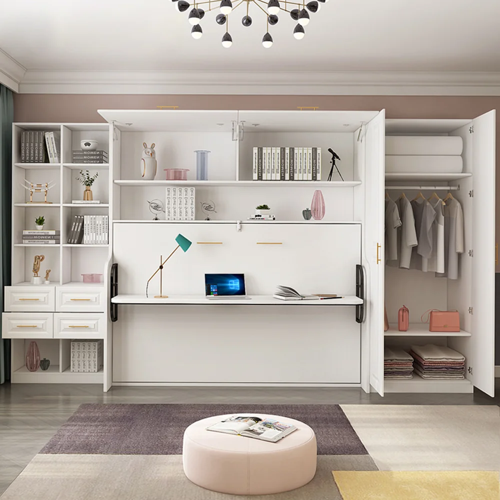 Goldriches Custom Modern Hidden Bed Wall Saving Space Twin Queen King ...