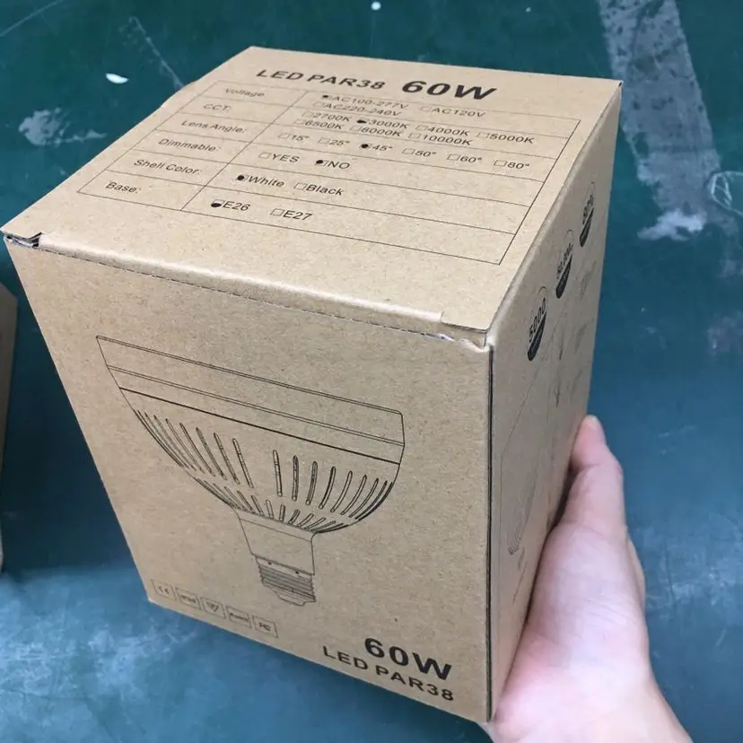 Spot Led Par 38 Bulbs E27 90-265v 277v 50w 55w 4000k 6500k 7000k 8000k ...