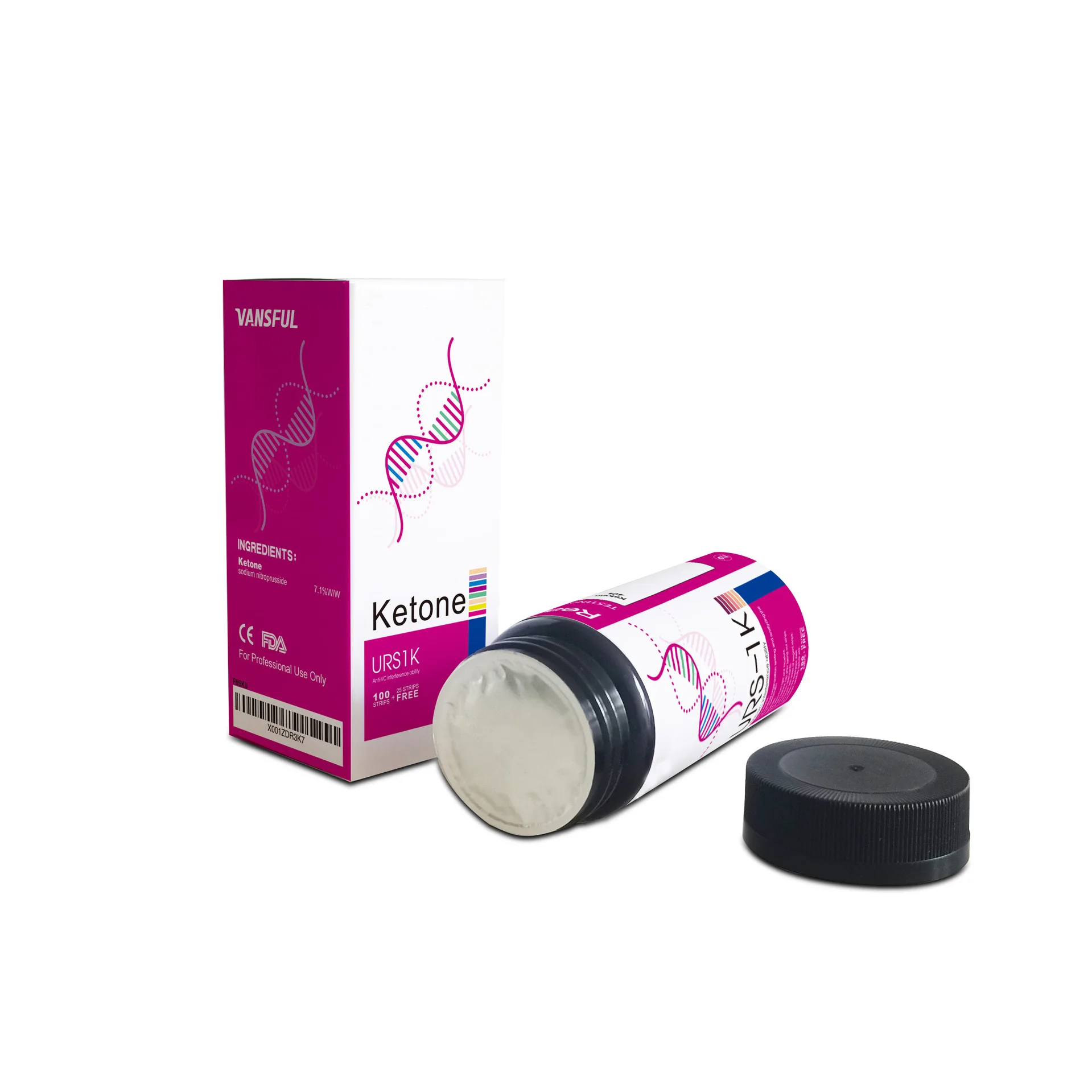 URS-1K Body Health Urinalysis Test Strip 1K Detection of Diabetes ...