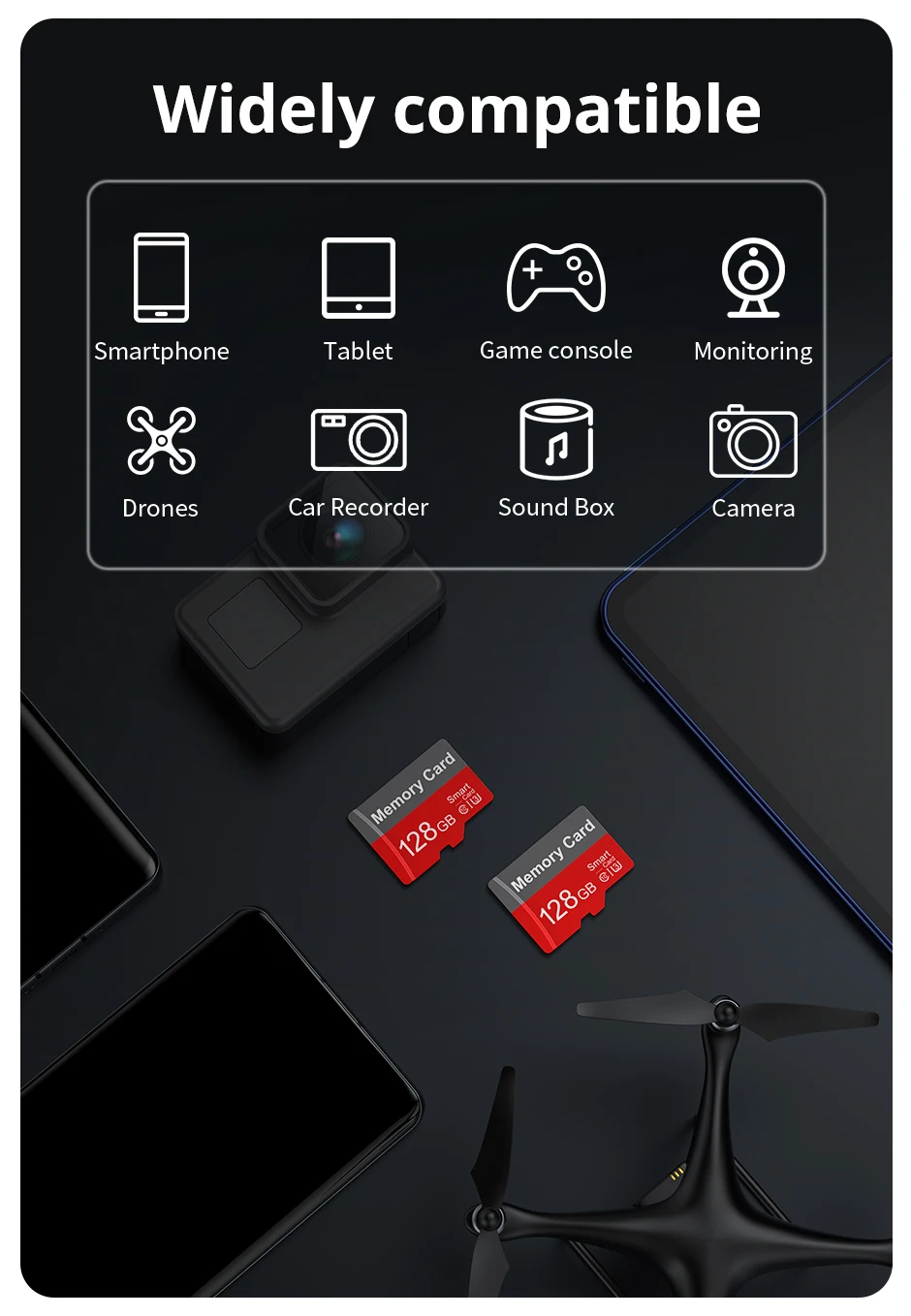High Quality C10 Class 10 16gb Micro Mini Sd Card for Steam Deck