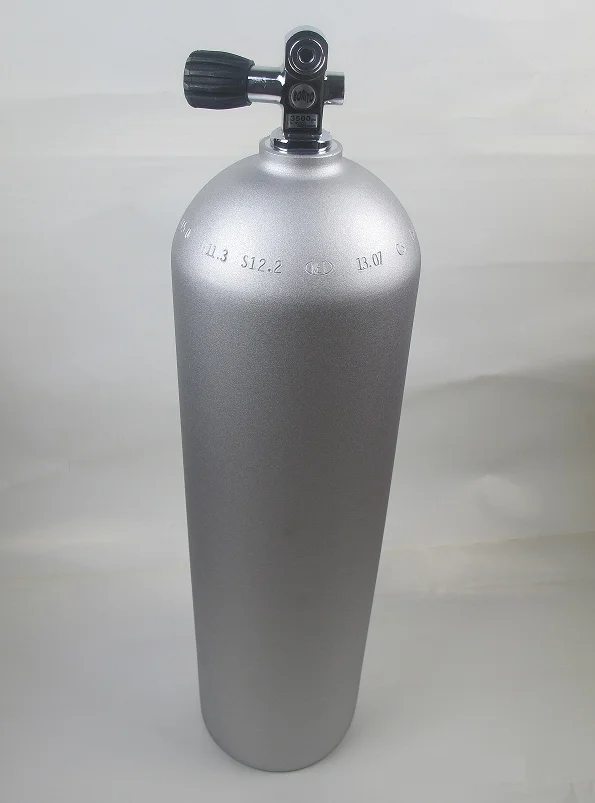 12L Aluminum Diving Gas Cylinder for Deep Diving - High Pressure