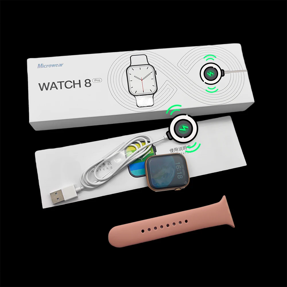 Smartwatch W28 Pro For Men Women 45mm Fitness Tracker Activity Tracker ...