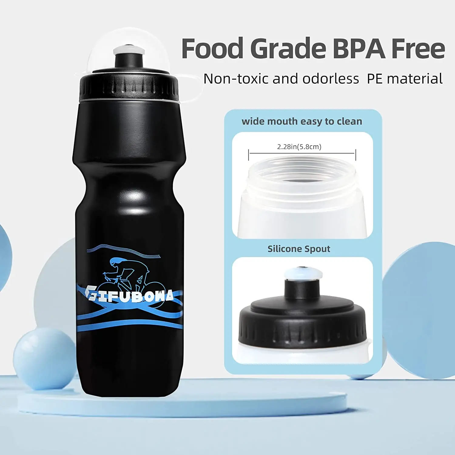 750ml Custom Gym Bottle - Durable, Reusable & Sustainable