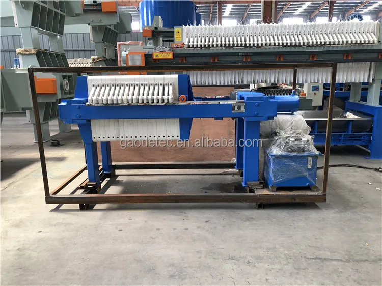 Plate And Frame Filter Press Machine For Stone Industries Wastewater ...
