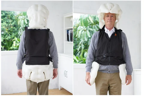 Inflatable Airbag Vest Airbag Jacket For Retirement Home - Buy Elderly ...
