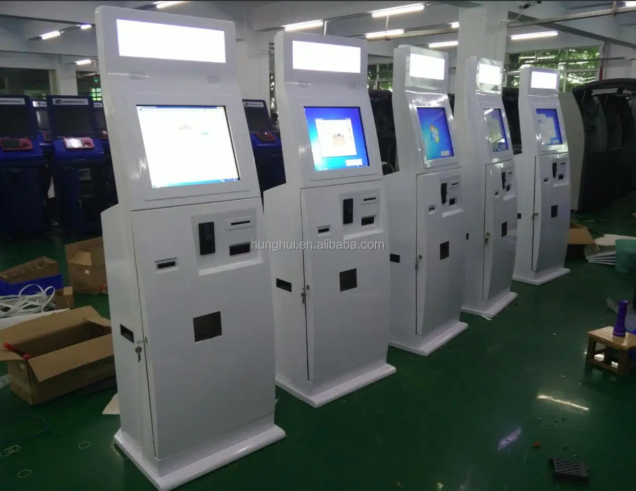 Airport SIM Card Dispensing Kiosk Passengers Mobile Phone Vending and ...