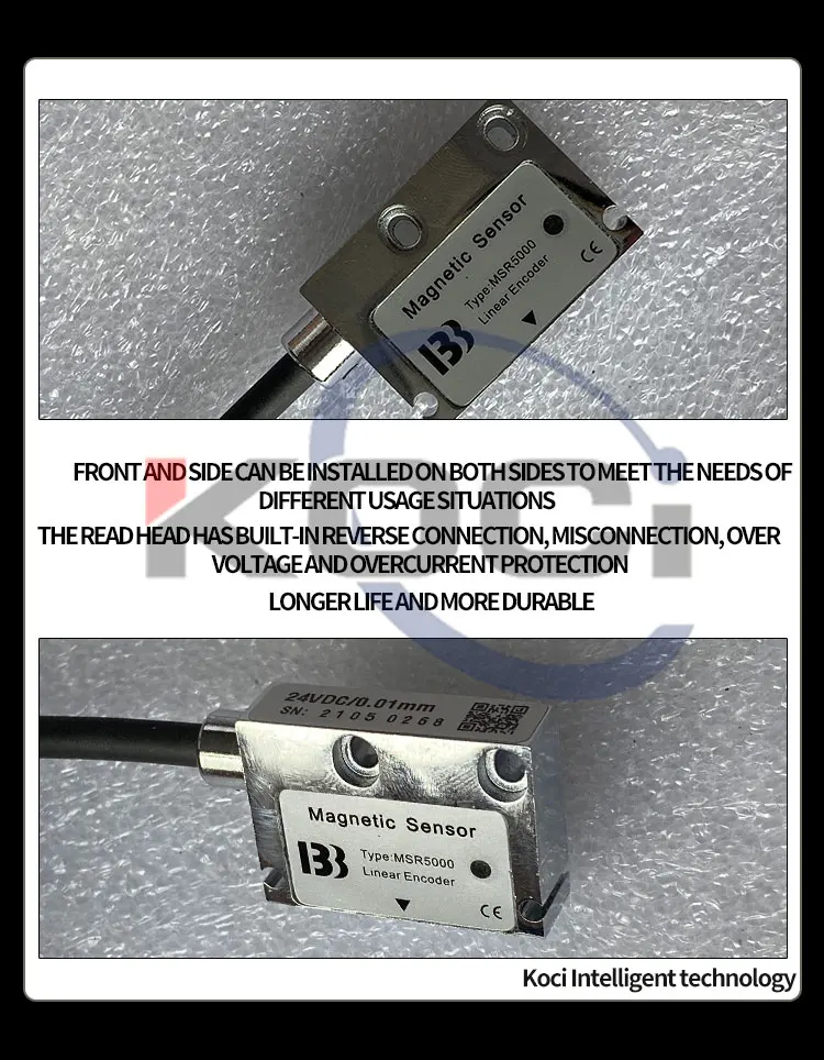 Magnetic Scale Tape Magnetic Sensor Reader Head Linear Displacement ...