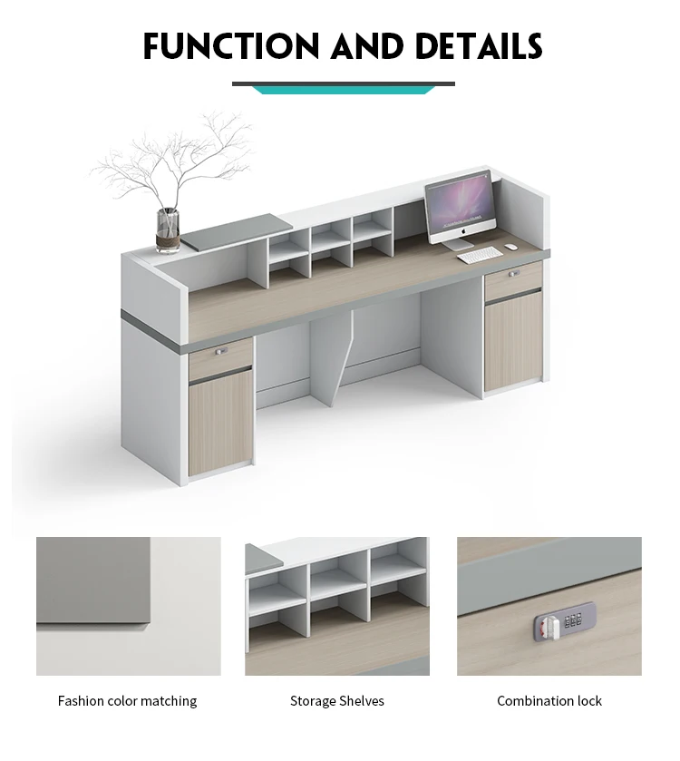 Modern Office Furniture - Reception Desk Minimalist Design