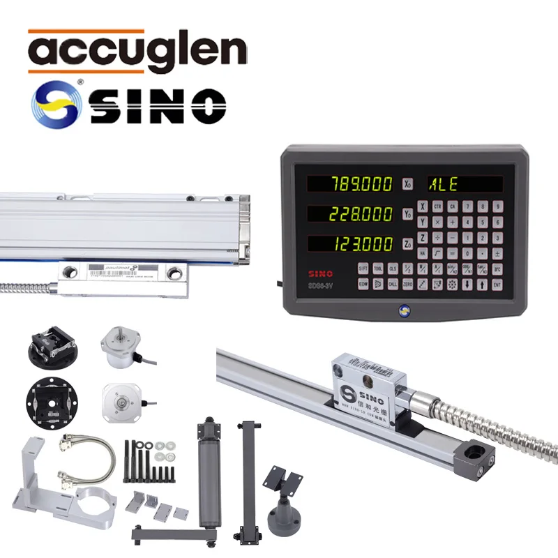 1um/5um Linear Glass Scale,Sds6-3va 3-axis Digital Reading,Sino High-precision Measuring Tool ...