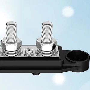 250A High Current 12V DC Power Distribution Block Heavy Duty 4 Stud ...