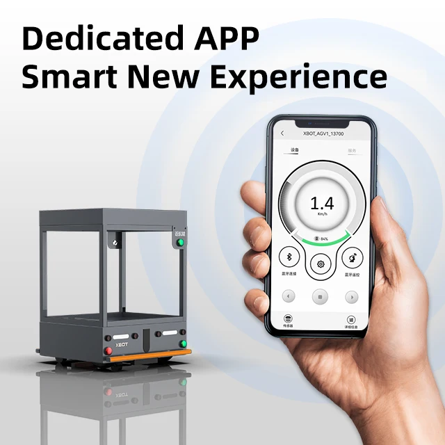 Automated Agv Handling Cart Smart 30-50kg Load Capacity Brushless ...