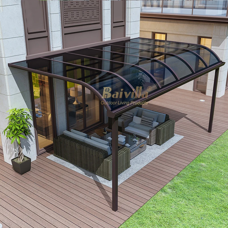 Prefabricated Garden Large Shed - Modern Aluminium Patio Cover