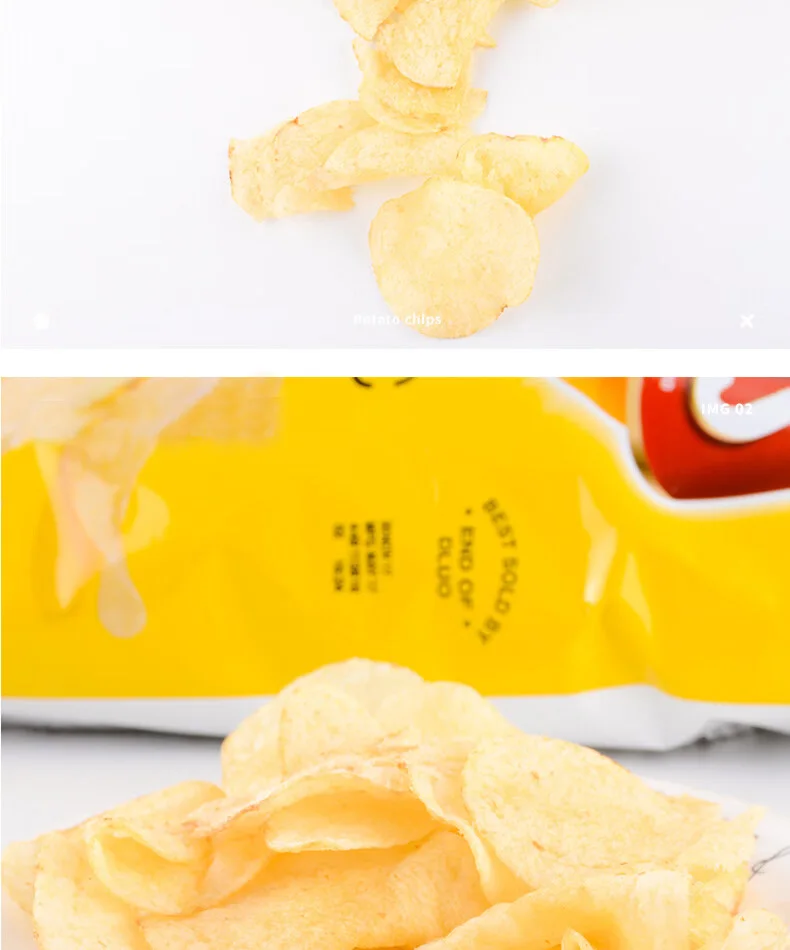 Thai Max Lays 69g Double Burger Flavor Potato Chips Exotic Vegetable ...