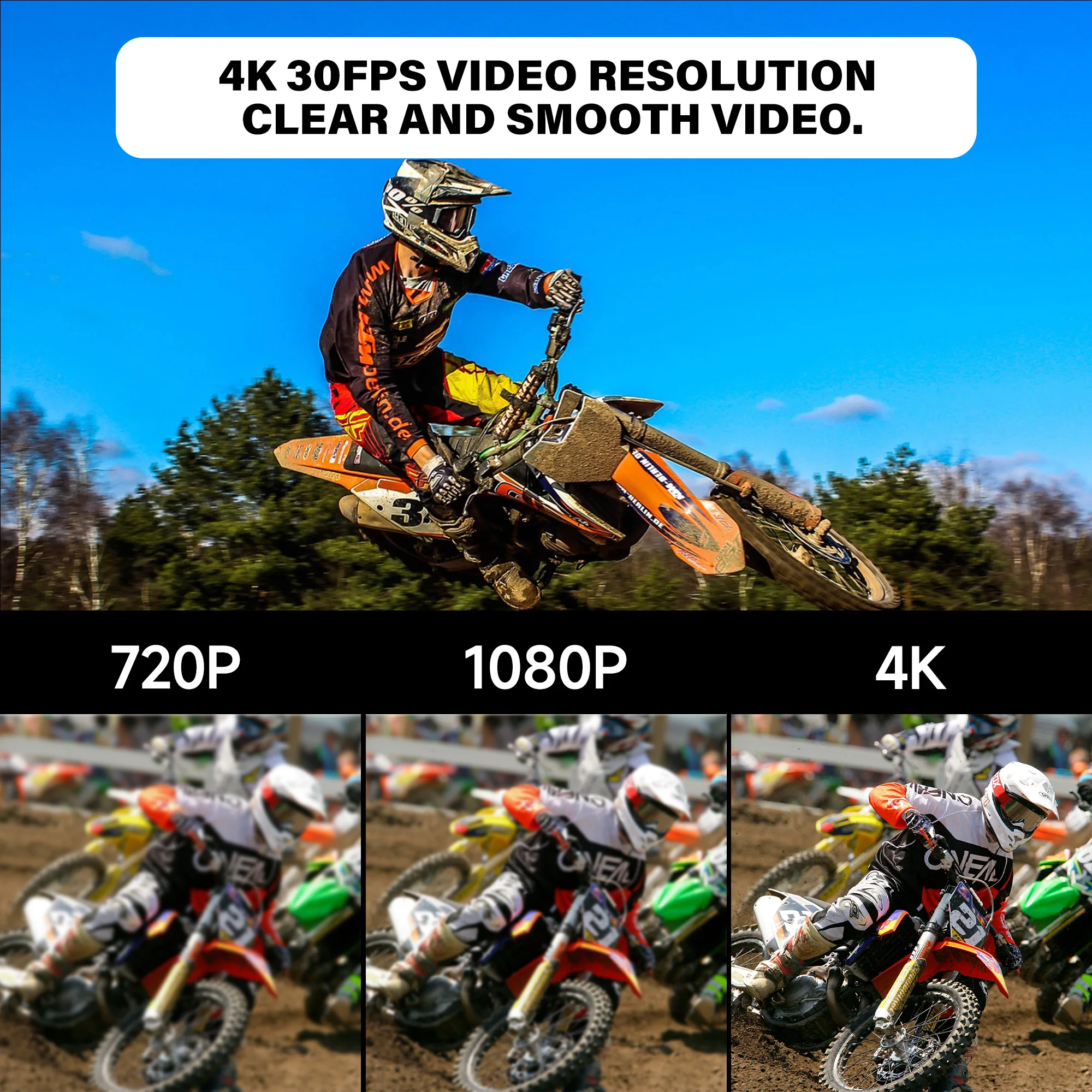 Insta 360 Portable 4K HD Nightshot Action Camera, Waterproof & Touch ...