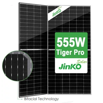 Jinko Tiger Pro 72hc-bdvp 535 540 545 550 555 Watt Jinko Solar Panel P Type Dual Glass Bifacial ...