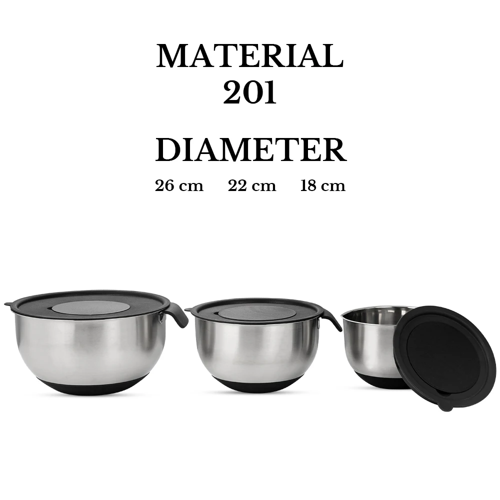 Stainless Steel Mixing Bowls - Durable and Versatile