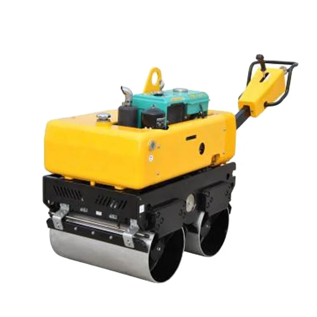 Construction Machinery Htpl33s Walk-behind Double Drum Operated Road ...