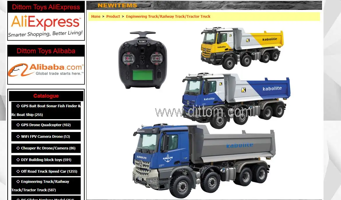 Kabolite K3365 K3366 1/14 RC Hydraulic Roll off Dumper RTR