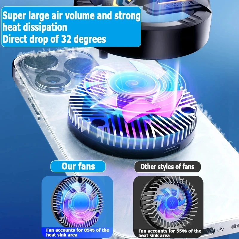 Mobile Phone Cooler Magnetic Fan - Fast Cooling Solutions