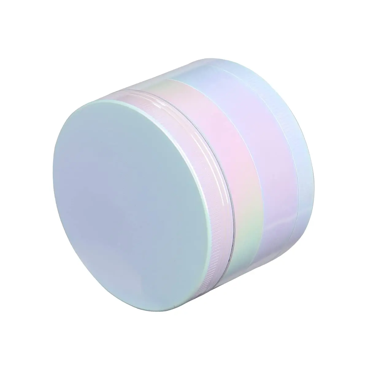 Rukioo White Rainbow Grinder - Customizable 2.5 Inch Herb Grinder