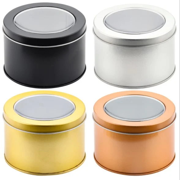 Dongguan Custom Eco-friendly Food Grade Luxury Small Round Metal Tin ...