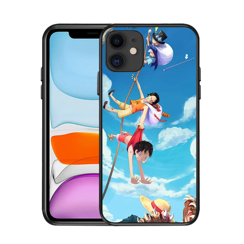Cartoon Luffy Sauron Print Anime Design One Piece Phone Case For Iphone ...