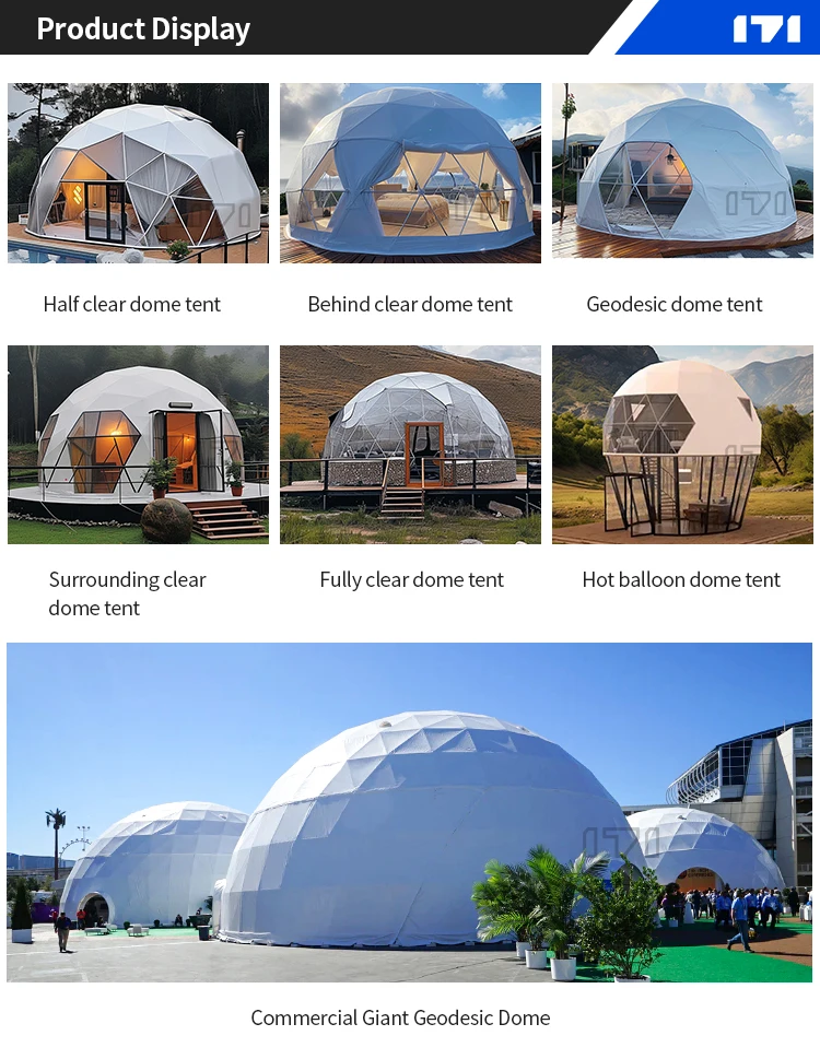 High-quality Ventilation Comfortable Amenities Shade Glamping Camping ...