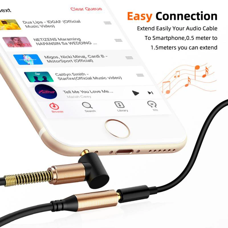 Wholesale Custom Gold Plated Right Angle 3.5MM Stereo Earphone Jack Aux ...