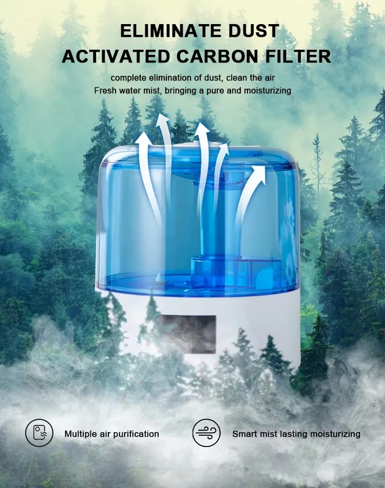 2022 Smart Heater Humidifier Purifier Desktop Mini Portable Air Care ...