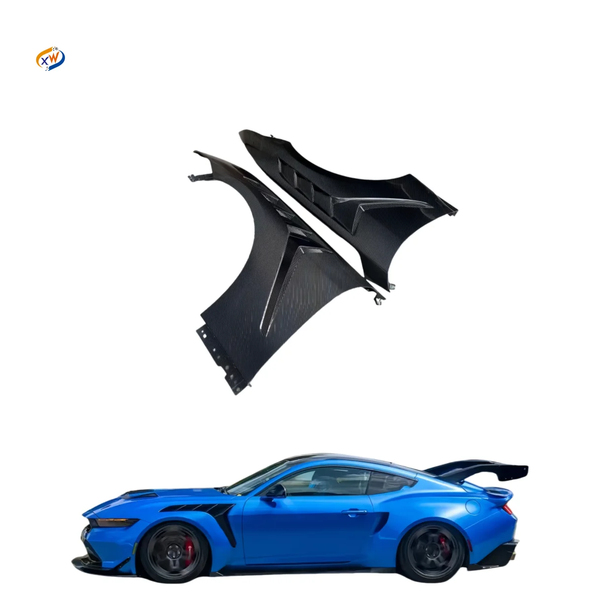 Suitable For 2024 Ford Mustang Gtd Narrow Body Version Of The Carbon ...