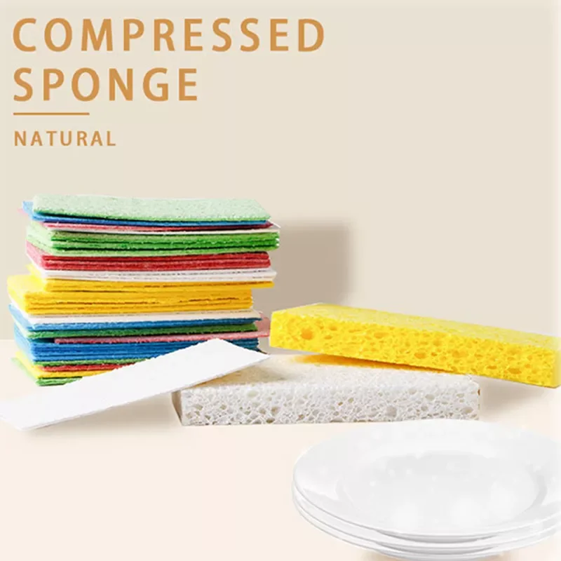 Eco-friendly Compressed Cellulose Sponges for Cleaning