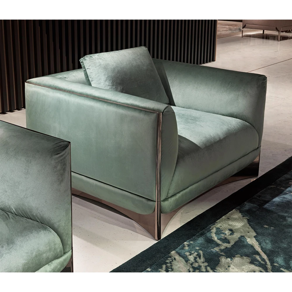 North European Style Fabric Sofa Furniture For Home Solid Wood Three ...