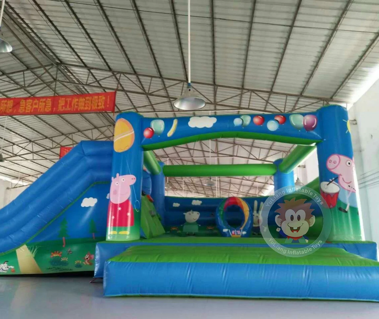 Inflatable Peppas Pig Kids Bouncy Castle Indoor Outdoor Bounce House ...