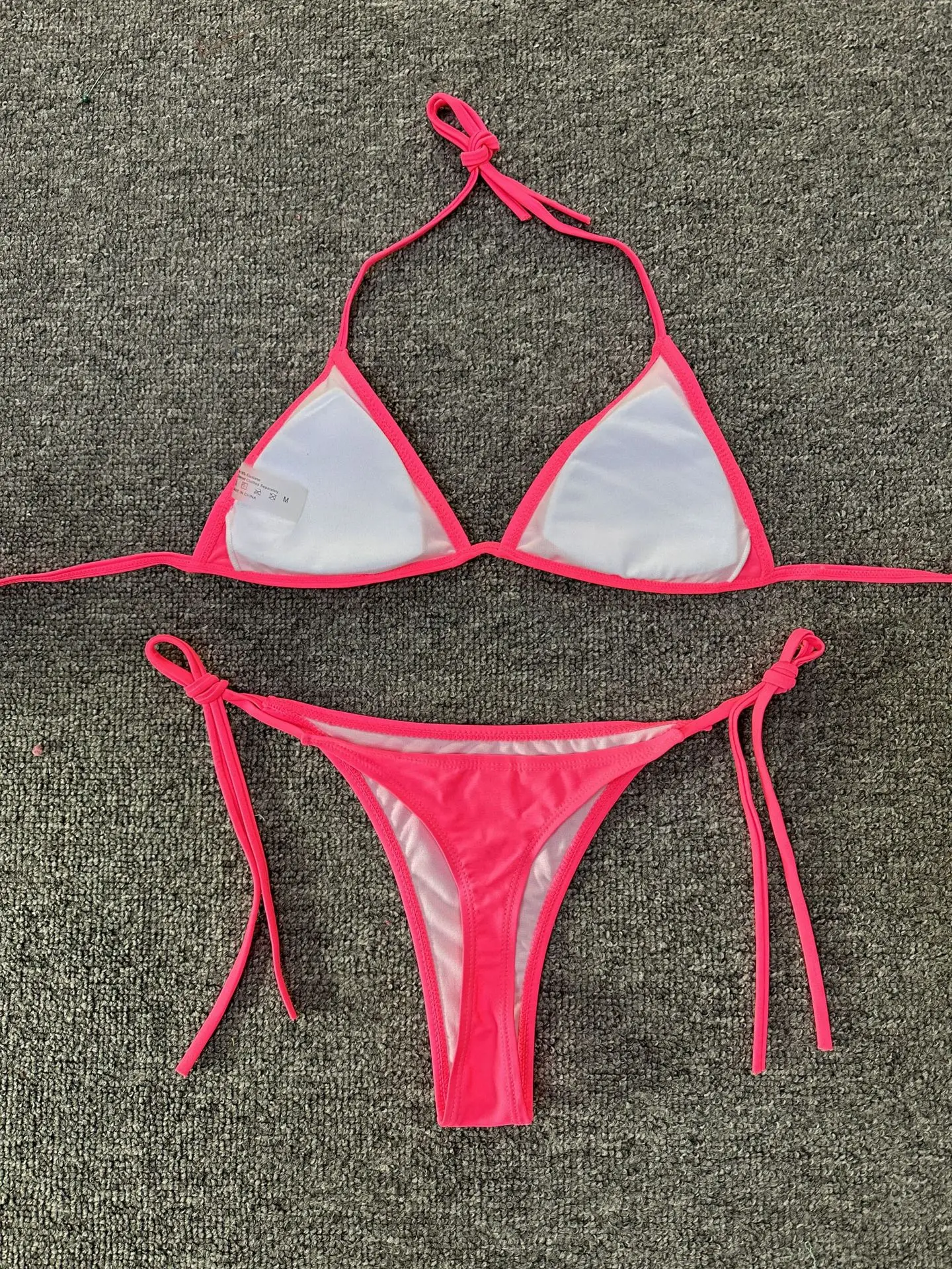 Hot v String Bikini for Women Quick Dry Brazilian Bottom g String Thong ...