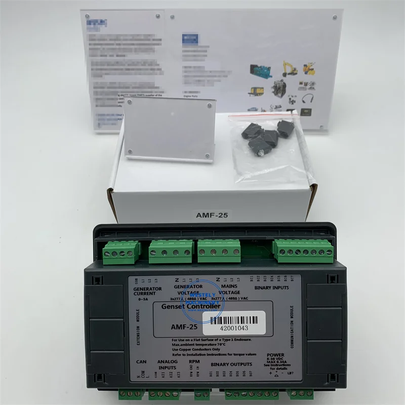 Original Genset Controller Amf25 Generator Control Module Amf-25 Il- Nt ...