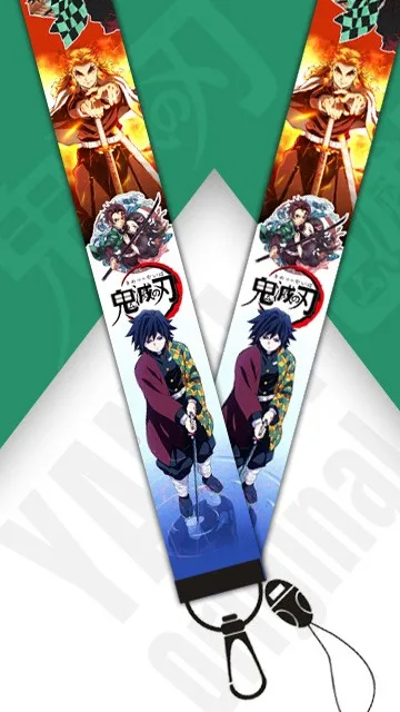 100 Styles Mobile Phone Straps Anime Demon Slayer Lanyard Anime Death ...