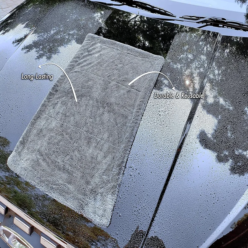 1200gsm Microfiber Wash Car Caredetailing Towels Auto Micro Fiber ...