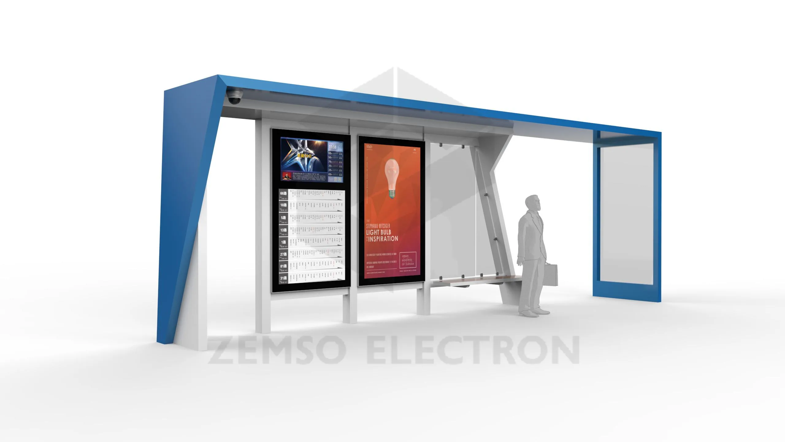 Durable Waterproof Bus Shelters - Customizable Designs