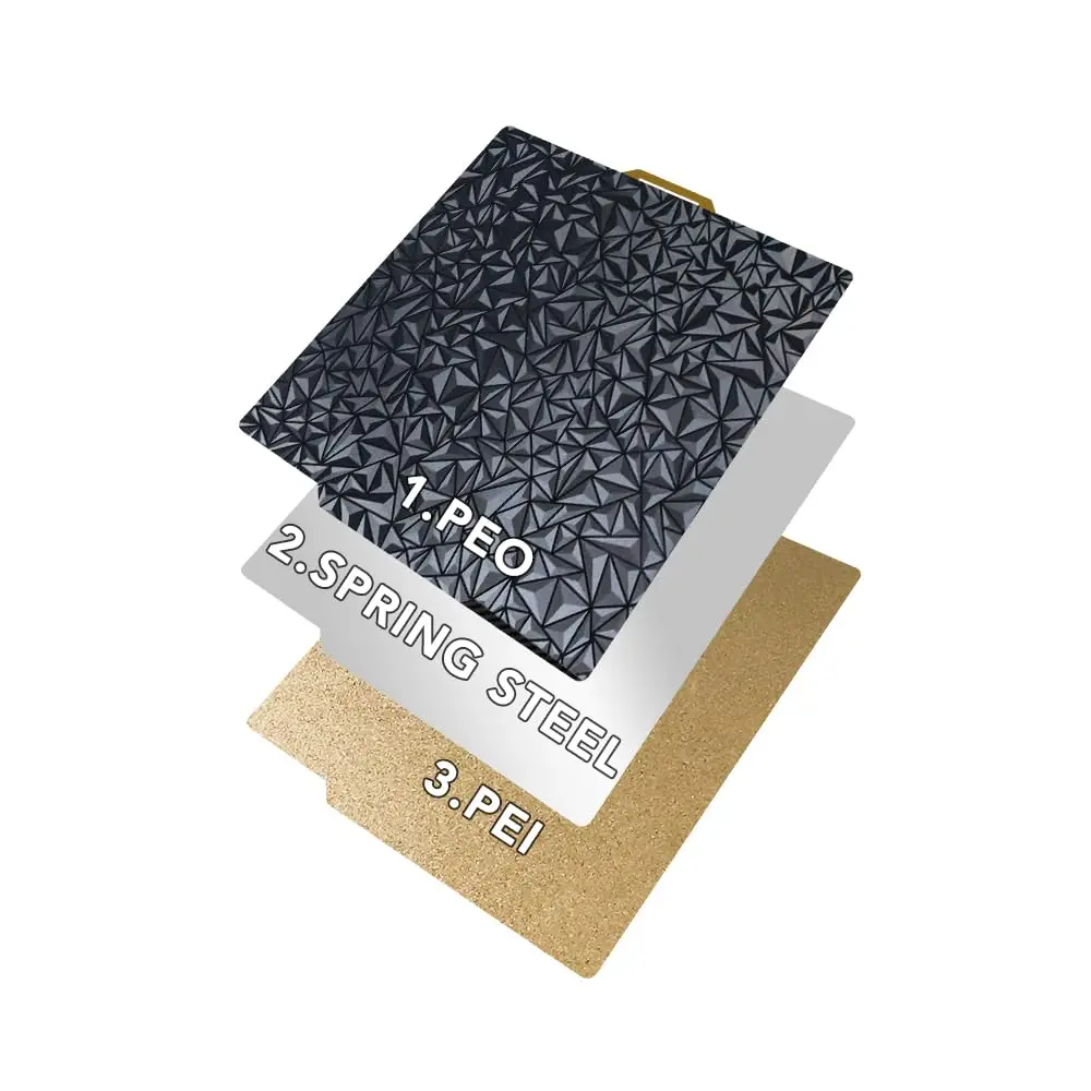 YouQi Texture Spring Steel PEI PEO Sheet 257x257mm Bed for Bambu Lab ...