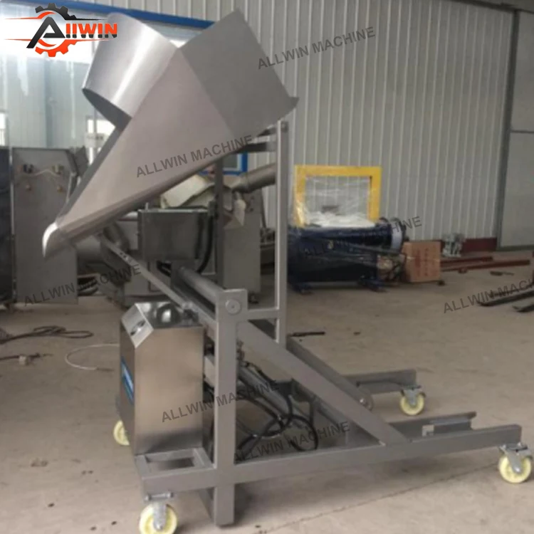 304 Stainless Steel Electric Meat Bin Lifter / Elevator Meat Hopper ...