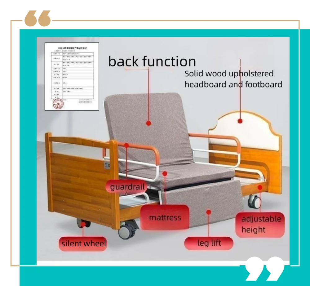 Luxury Home Care Electric Rotation Bed,Hospital Electric Adjustable ...