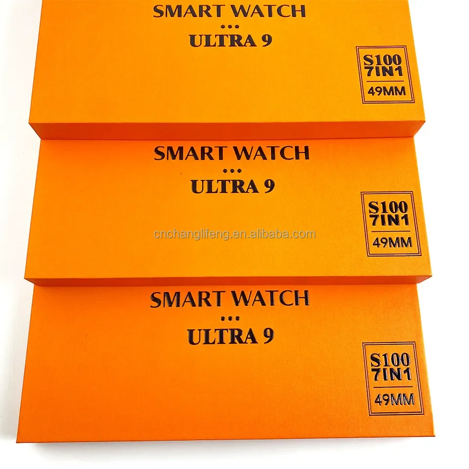 Smart Watch 2024 S100 Ultra 7in1 7in1 2.02 Wireless Charging Fpc Button ...