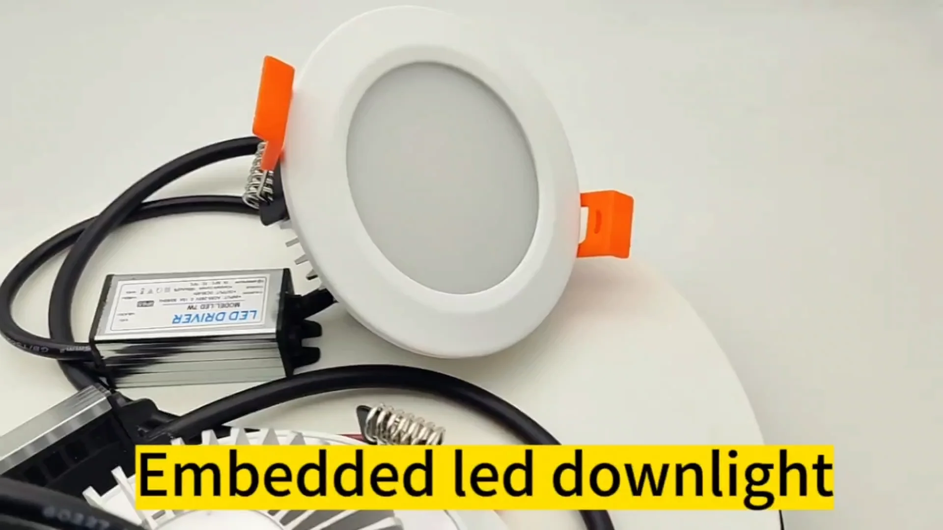 3w 7w 9w 12w 15w 20w White Embedded Led Down Light With 60mm Cutout ...