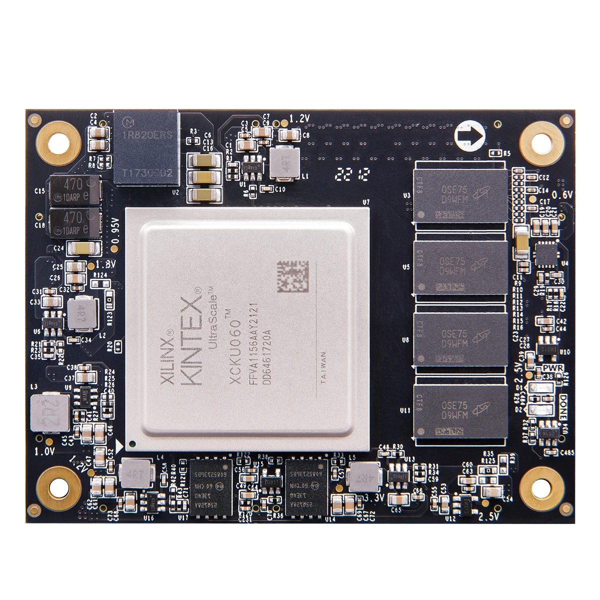 Alinx Som Acku060 Xilinx Kintex Ultrascale+ Xcku060 Pcie 3. 0 Fpga Core ...