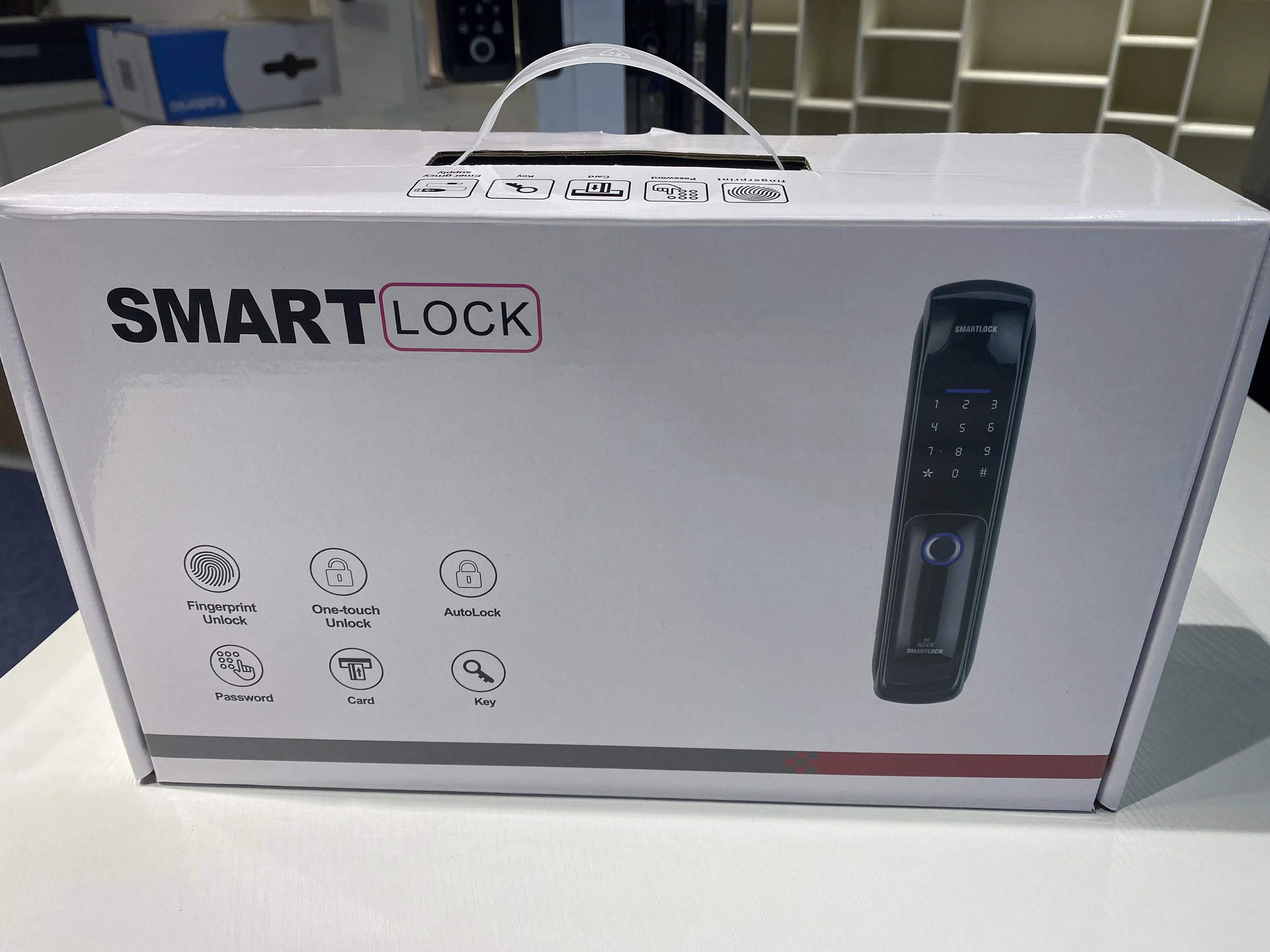 Kadonio Fingerprint Door Lock Smart Cards Keys Electric Keypad ...