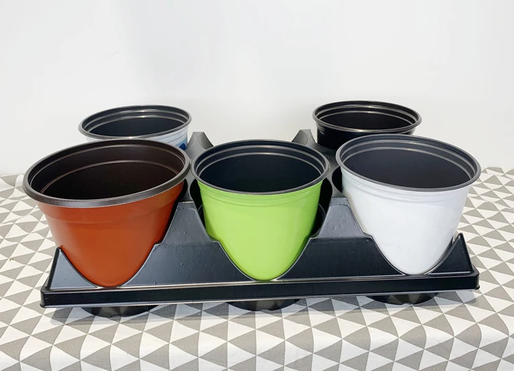 Durable Soft Plastic Nursery Pots - Perfect for Plants
